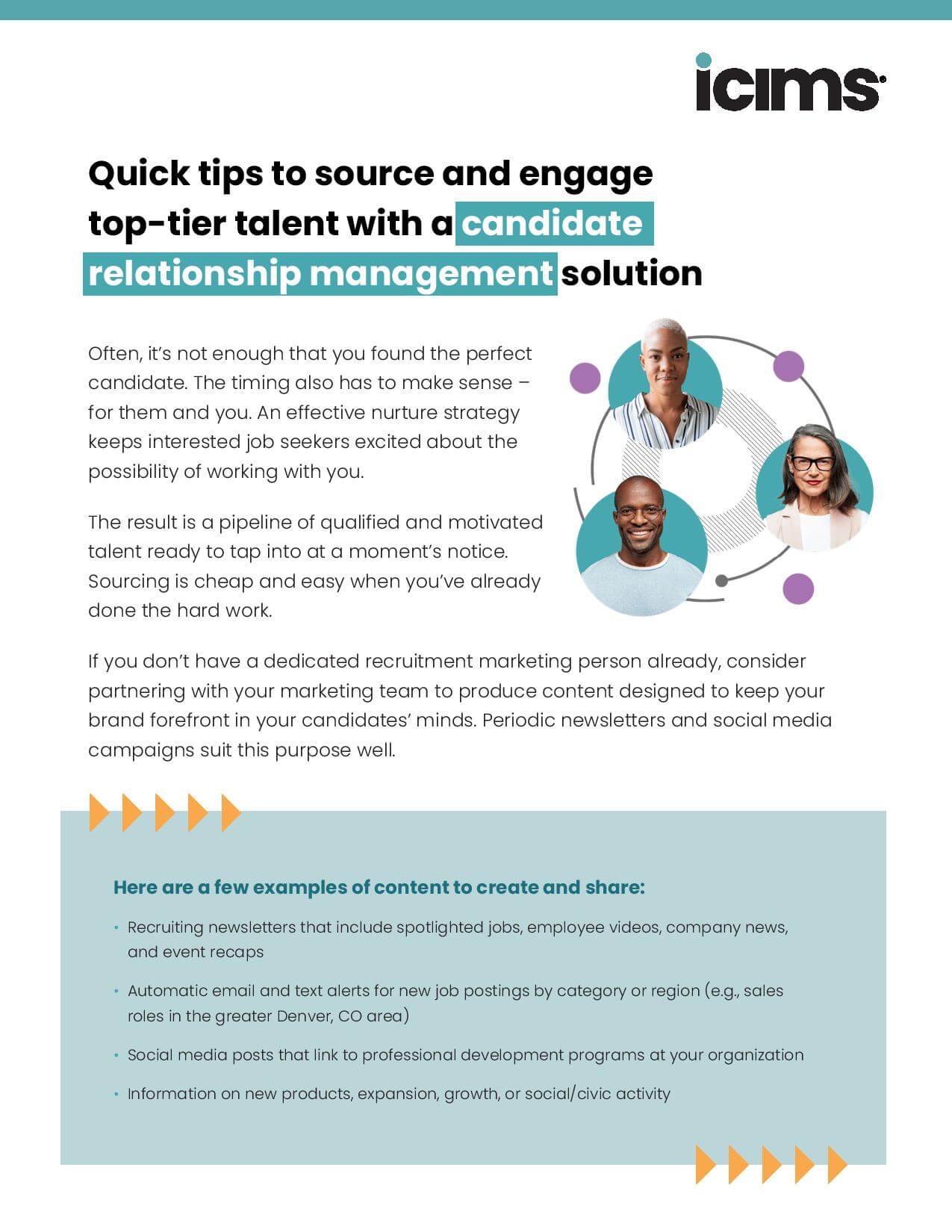 Quick tips to source and engage top-tier talent with a candidate ...